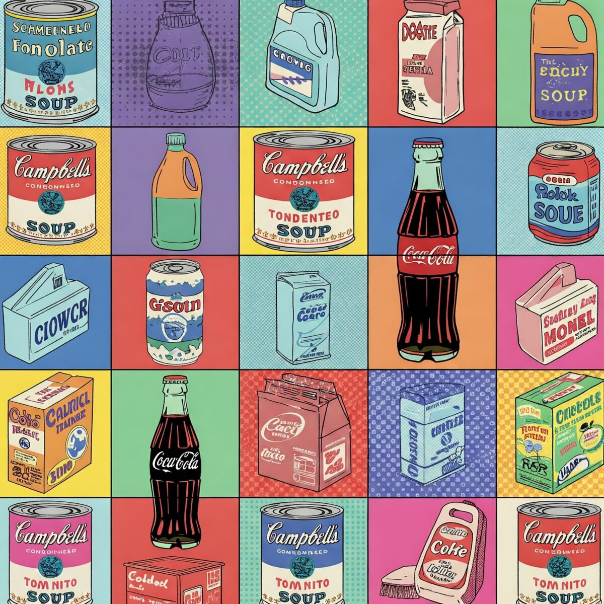 Pop Art Characteristics: Bright Colors, Bold Lines & Everyday Objects