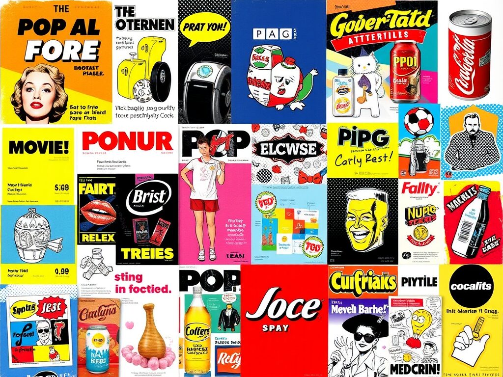 Pop Art Characteristics: Bright Colors, Bold Lines & Everyday Objects