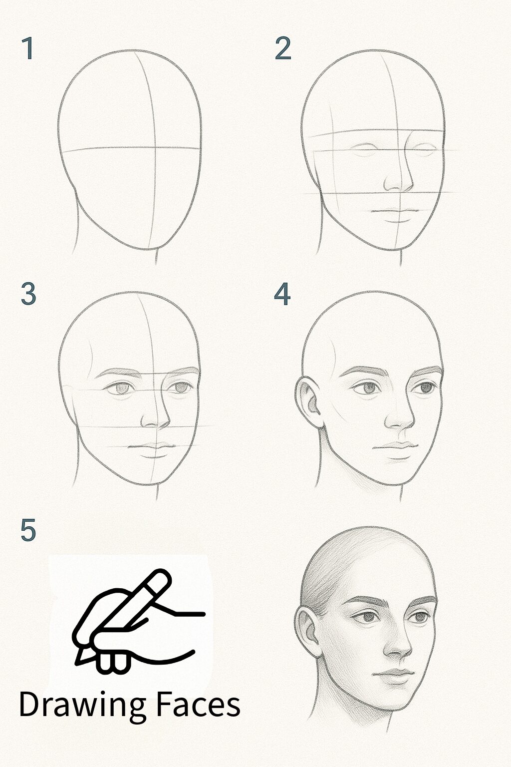 How To Draw Faces For Beginners: Basic Proportions Guide