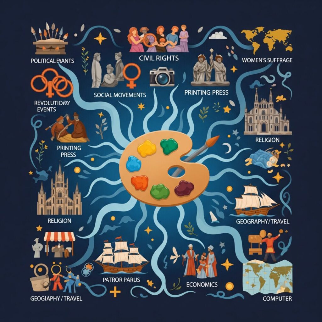 Connecting The Dots: How Previous Eras Shape Art Evolution