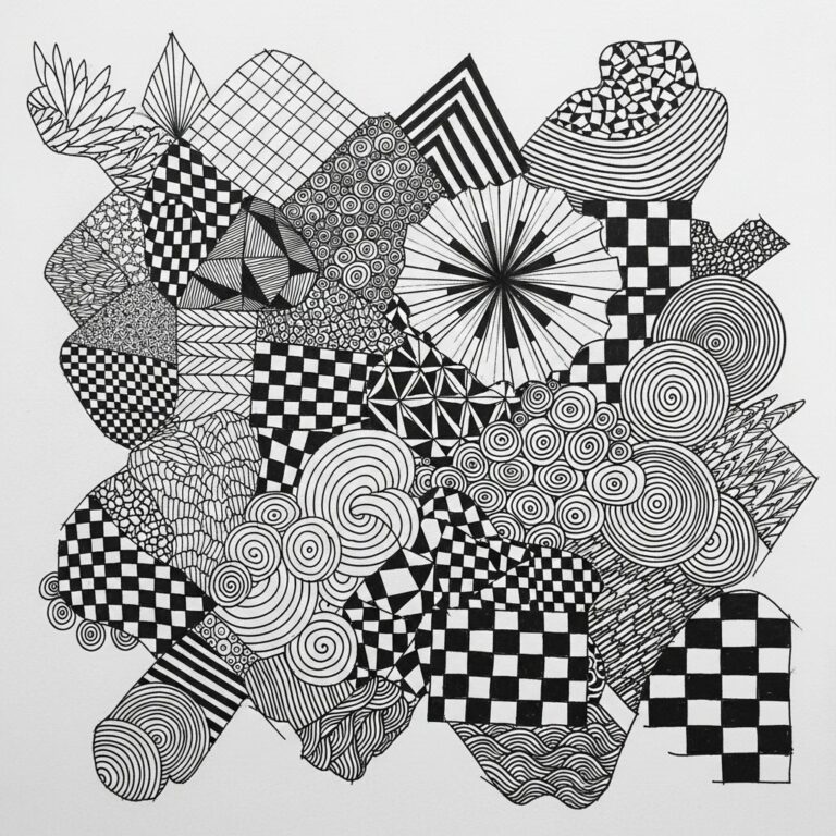 Easy Doodle Patterns For Beginners: Your First Step To Creative Doodling