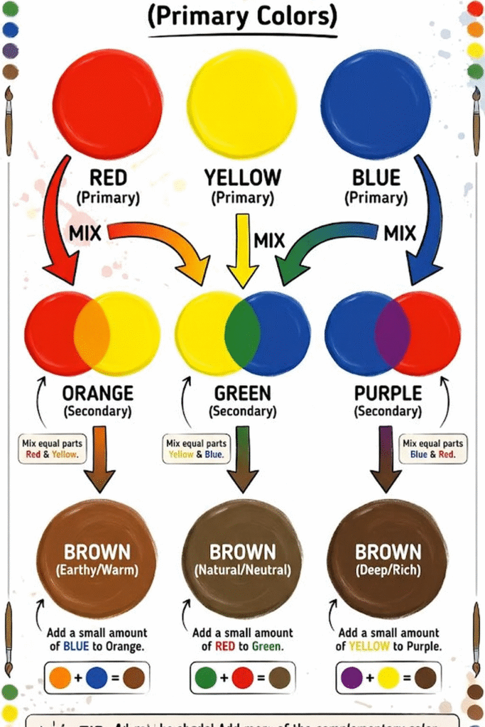 How To Make Brown Paint: Your Ultimate Guide To Mixing Perfect Shades