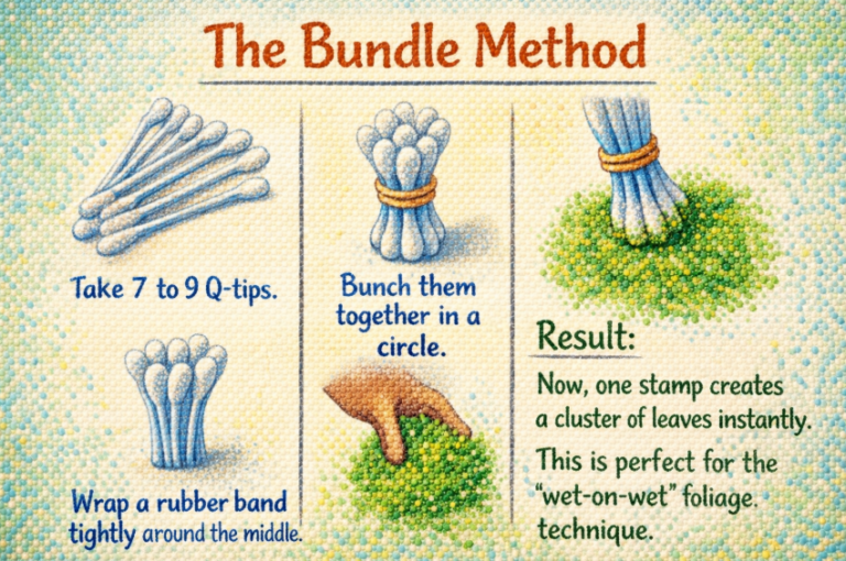 Q-Tip Pointillism Landscape For Beginners: The Ultimate Guide