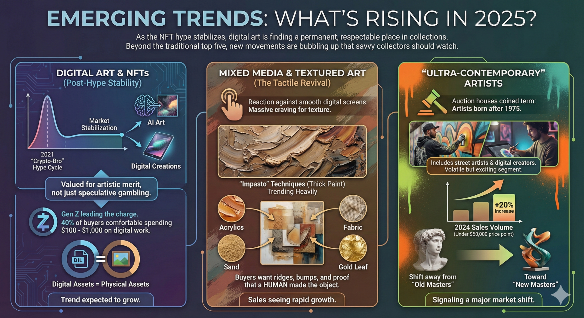 Art Market Trends 2025: What's Hot, What's Not, And What's Worth Your Money