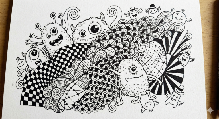 Unleash Your Creativity: 25+ Fun Doodle Art Ideas With Easy Step-by ...