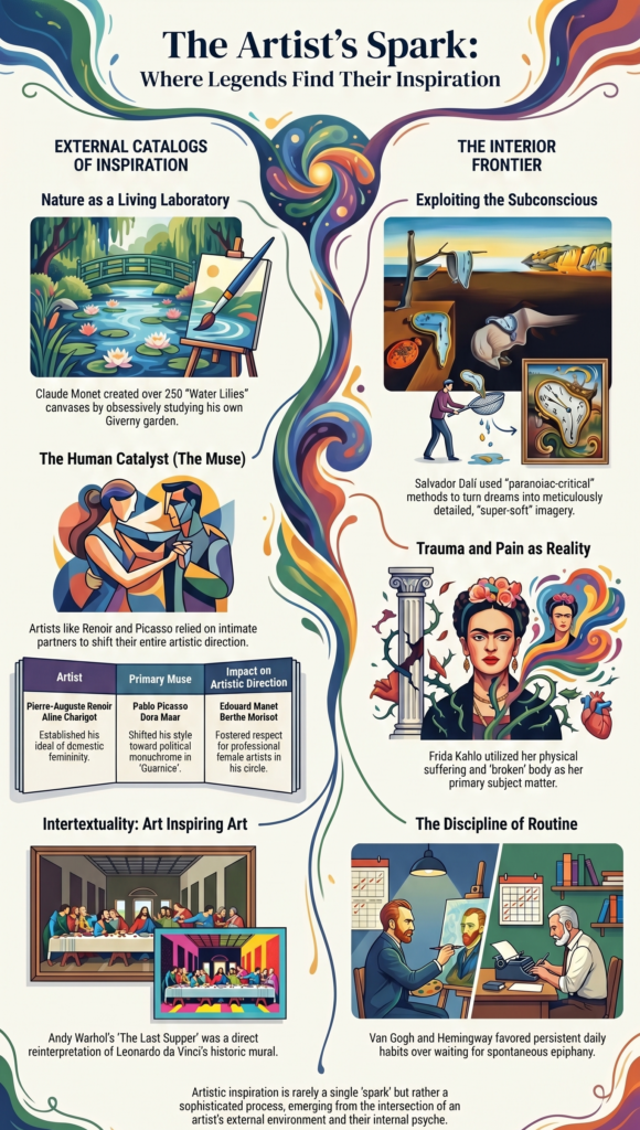 How Have Famous Artists Got Inspired For Their Next Painting?