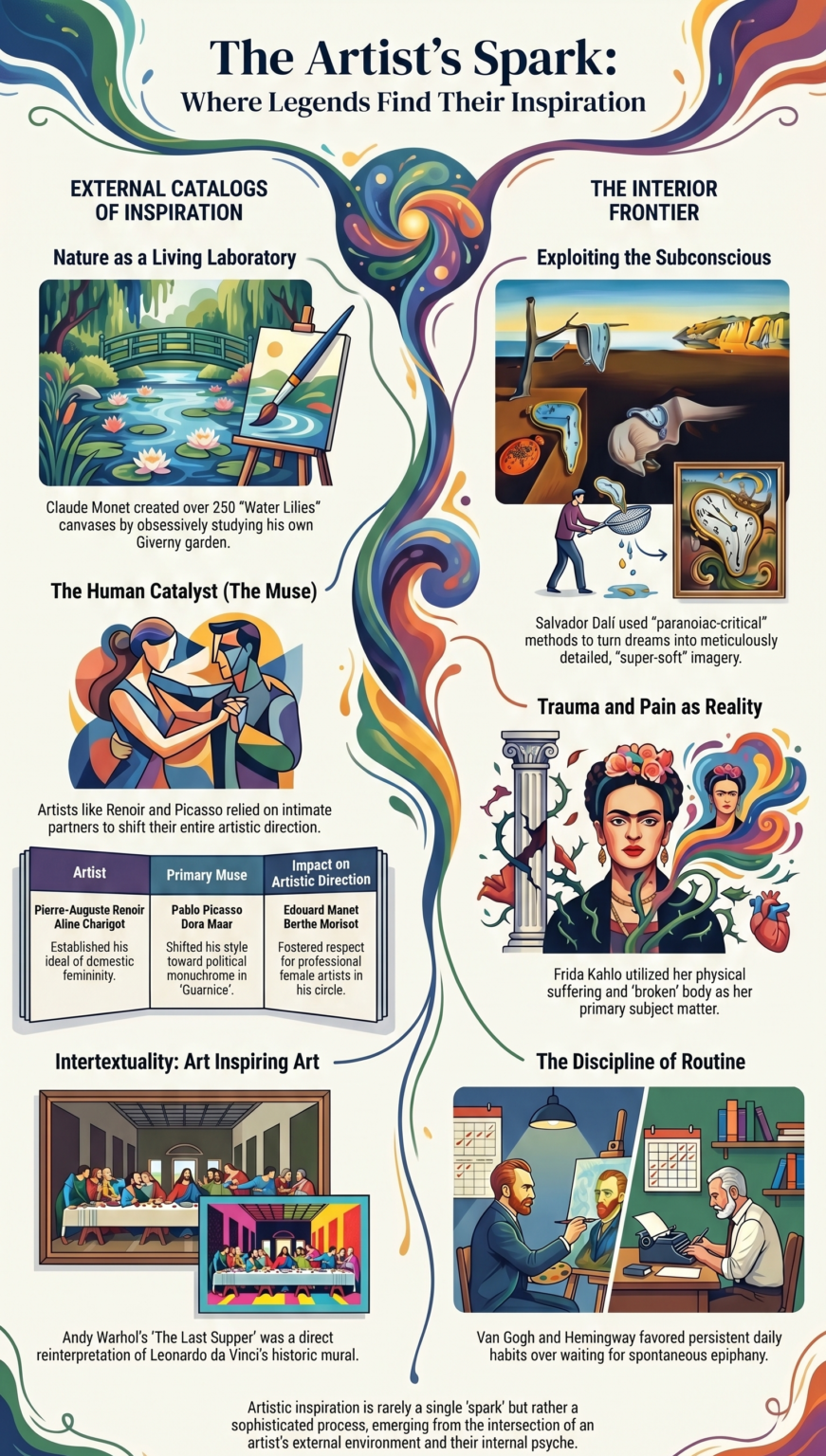 How Have Famous Artists Got Inspired For Their Next Painting?
